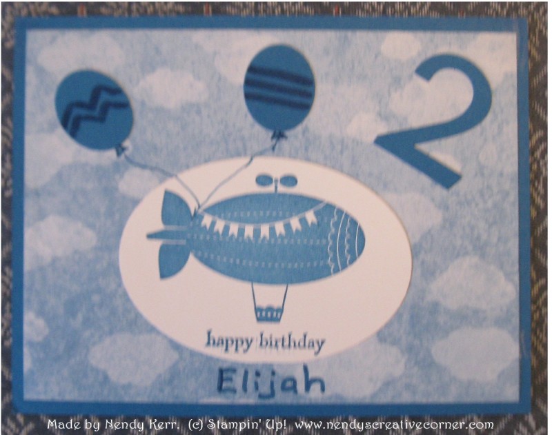 Moving Forward-Child's Birthday Card - Nendy's Creative Corner