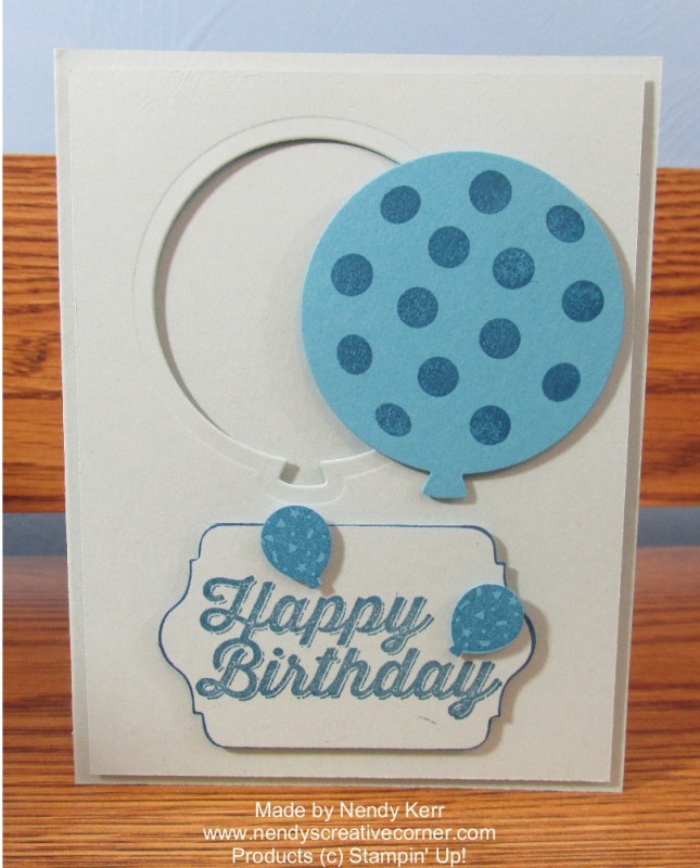 Balloon Birthday Card - Nendy's Creative Corner