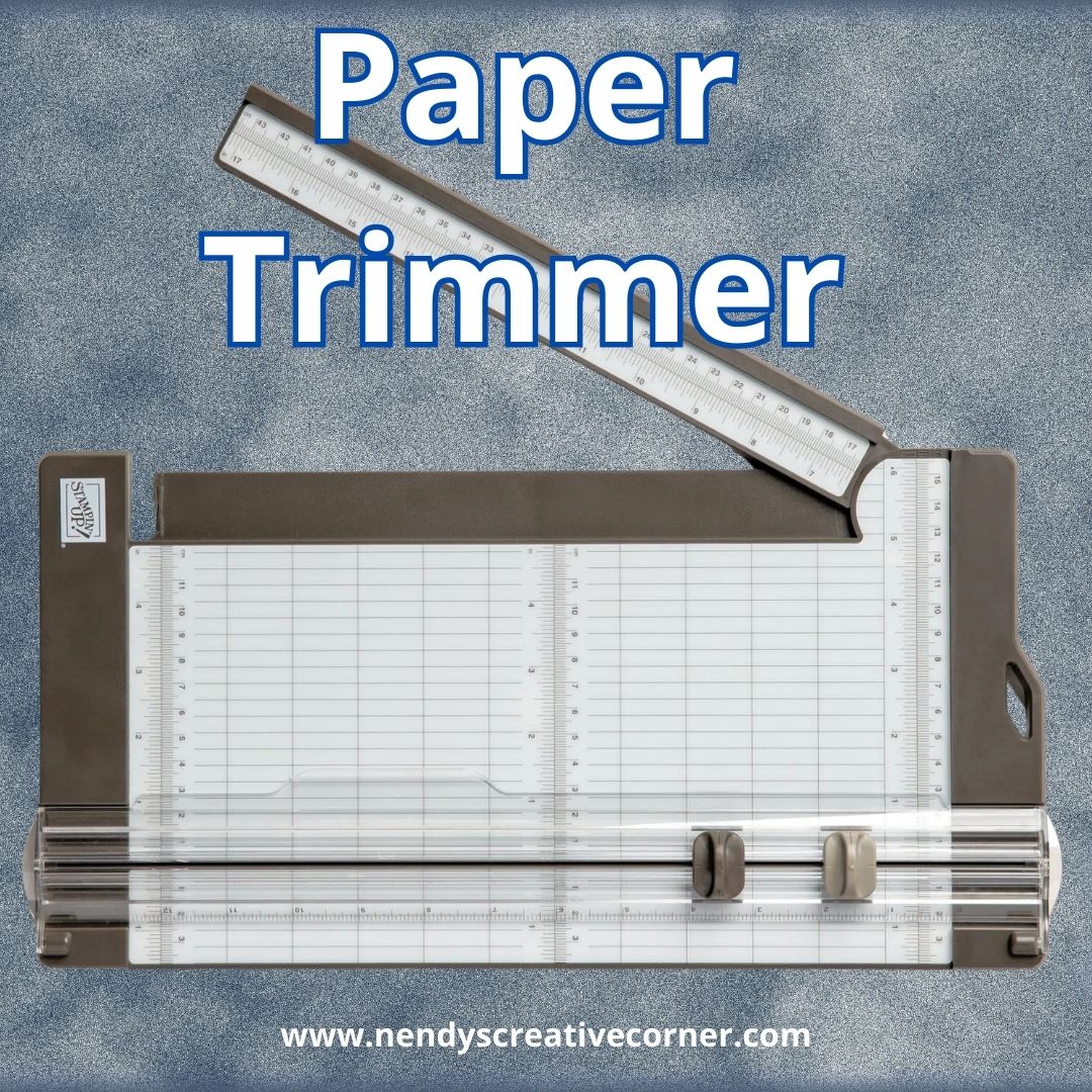 Clean Your Paper Trimmer Video - Nendy's Creative Corner